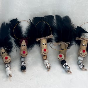 Feather Reindoor Cork Ornament - Etsy