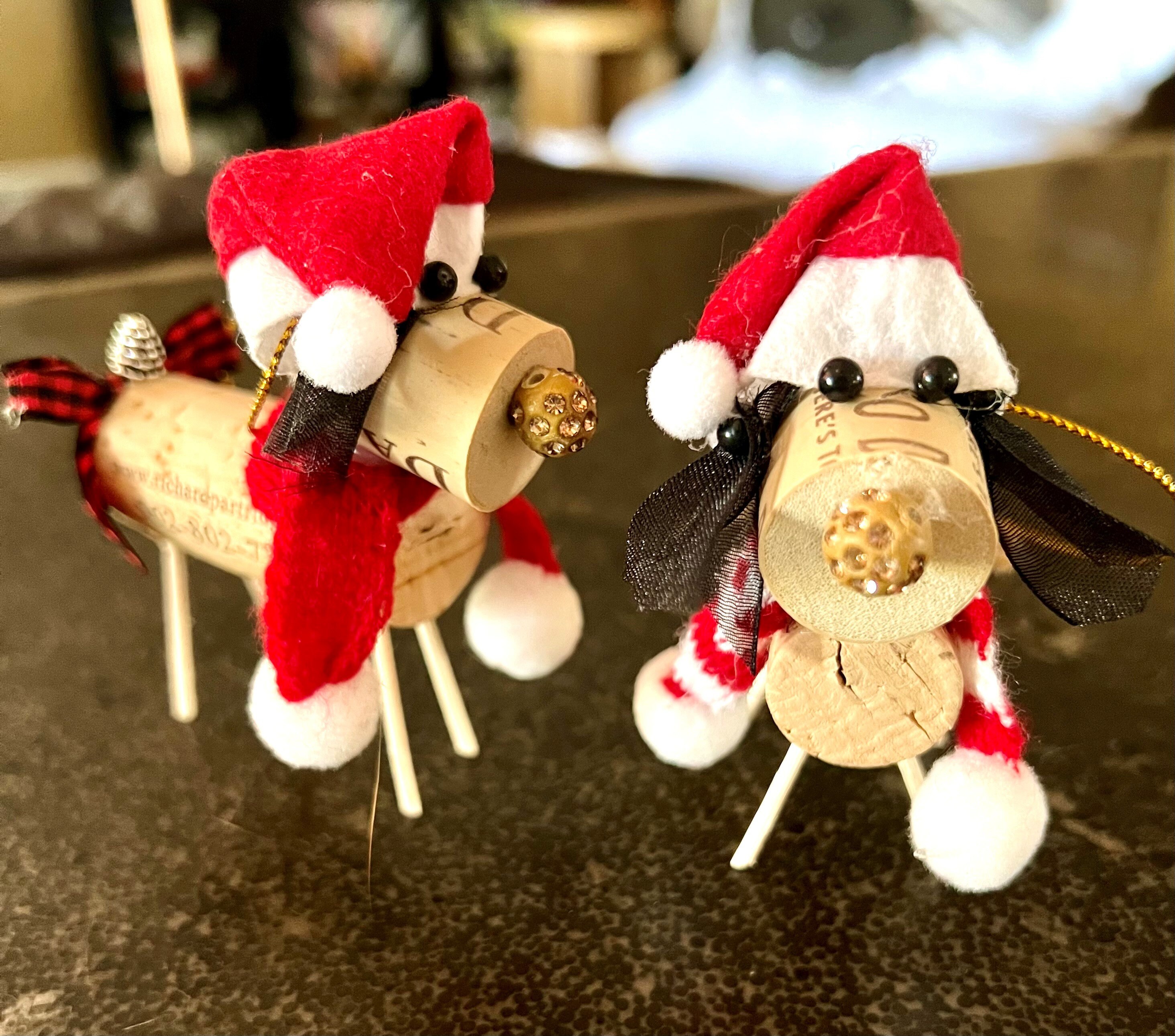 Cork Dog Ornaments - Etsy