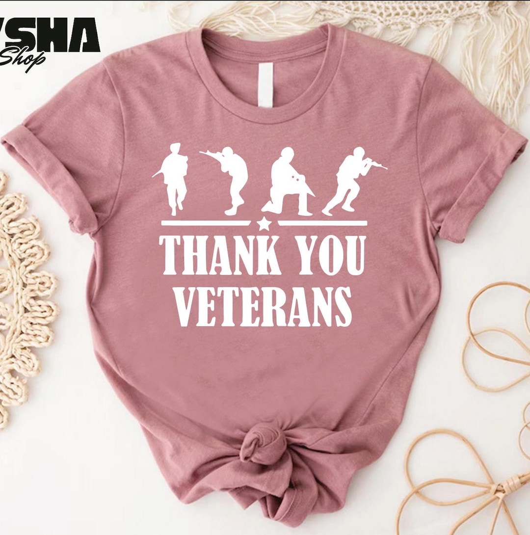 Veterans Day Tshirt, Thank You Veterans Shirt, Veterans Day Gift ...