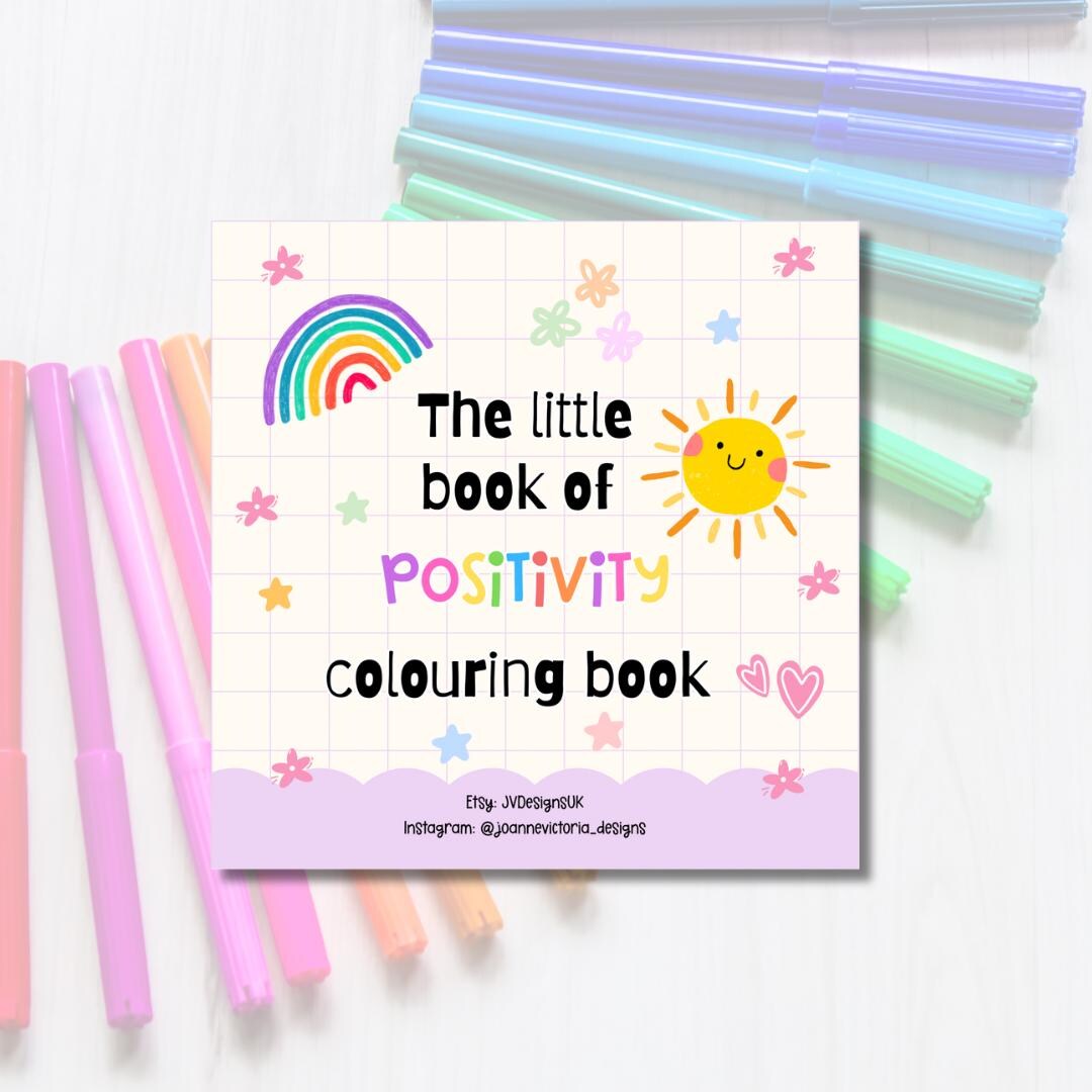 Positive Affirmations Colouring Book: Compact Inspiration for Adults ...