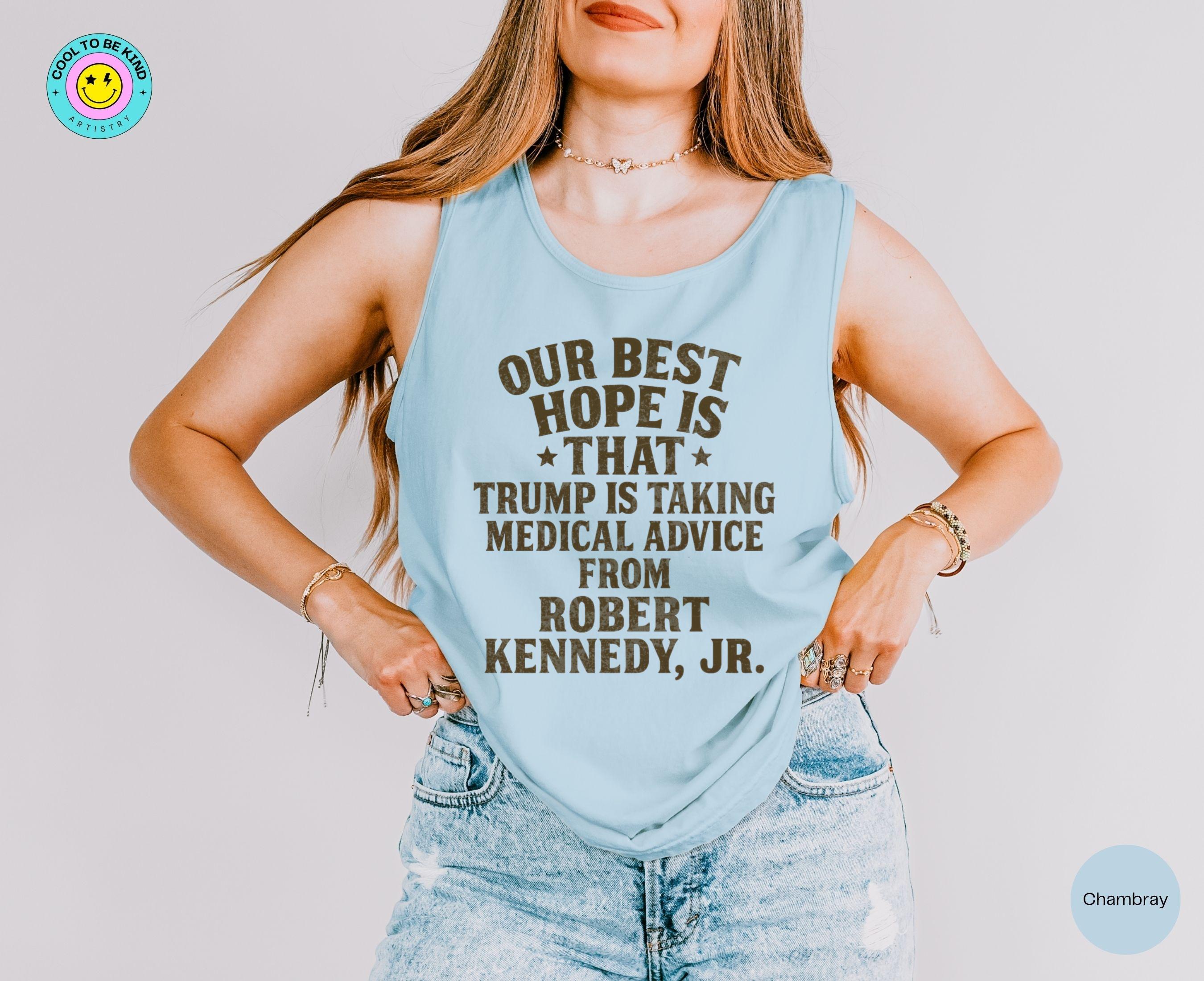 Anti-trump Tank: Robert Kennedy Jr Top, Political Leftist Tank Top ...