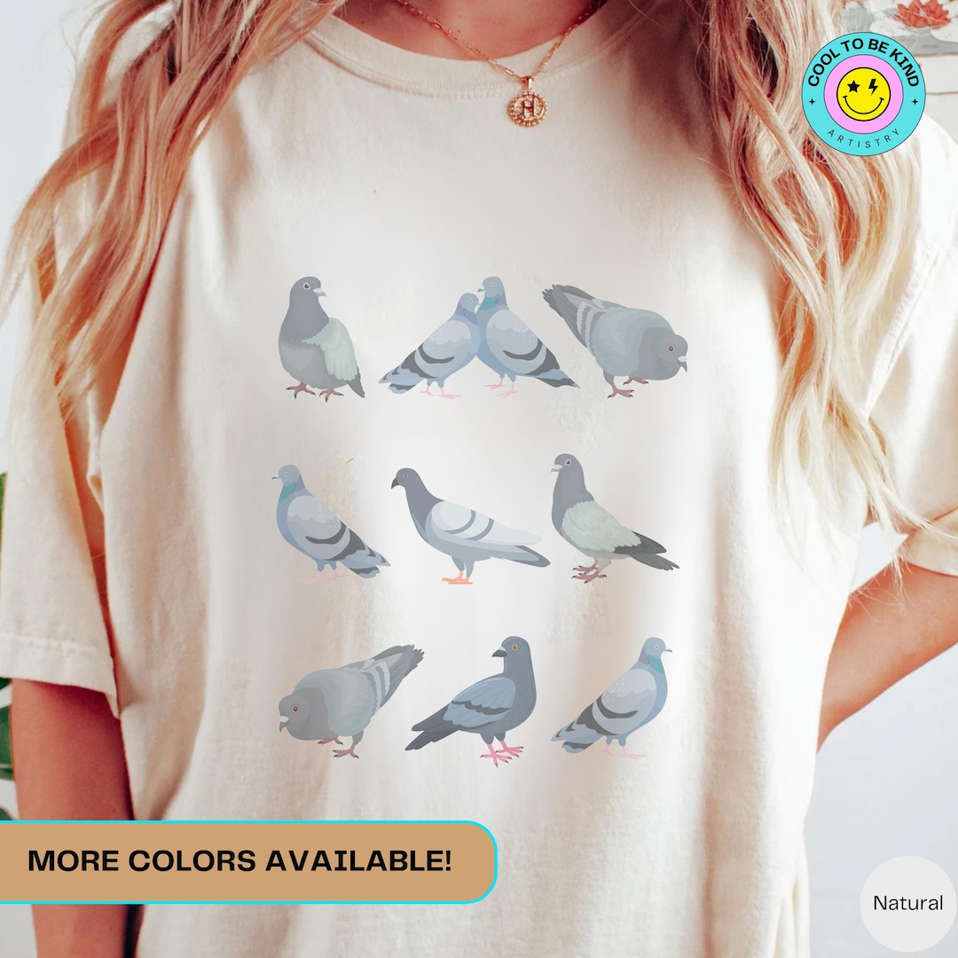 Pigeon Shirt for Pigeon Lover Bird Shirt Birthday Gift Bird Nerd ...