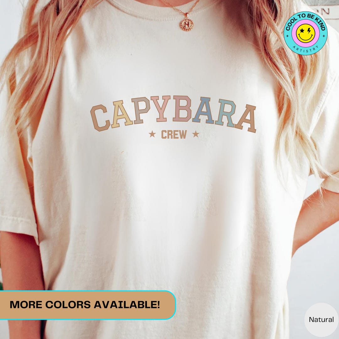 Capybara Shirt Capybara T-shirt for Cabybara Lover Capybara Tee ...