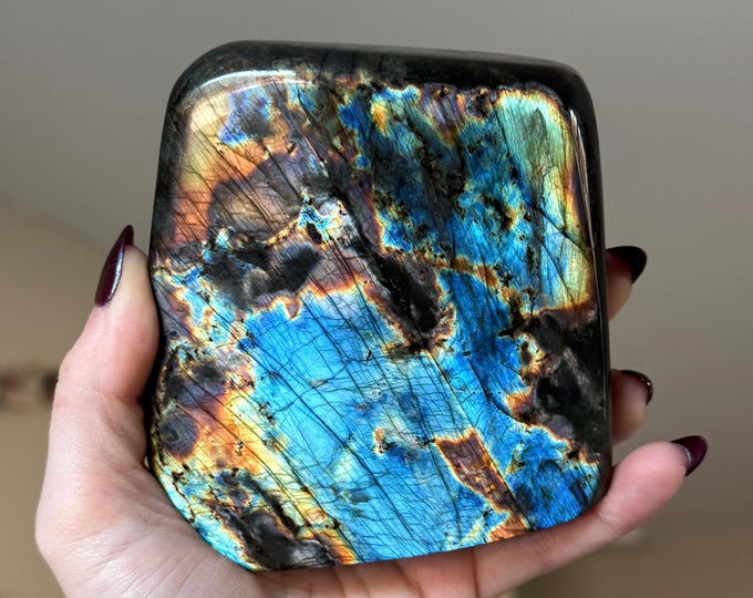 STEAL DEAL Rainbow Labradorite Freeform | Polished Crystal | Crystal ...