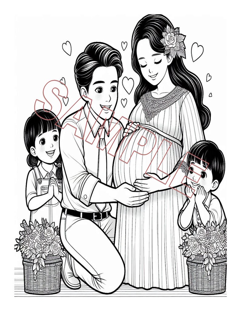 22 Printable Future Mothers Coloring Pages in for Adults, Beautiful ...