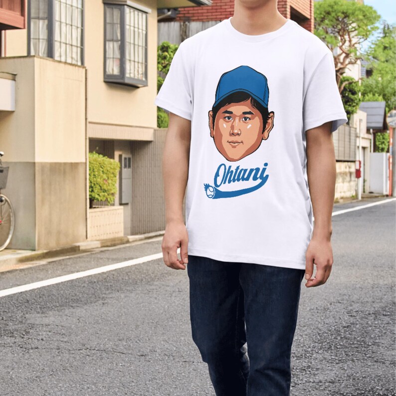 Shohei Ohtani Svg, Ohtani SVG, Ohtani PNG, Baseball Caricature PNG ...