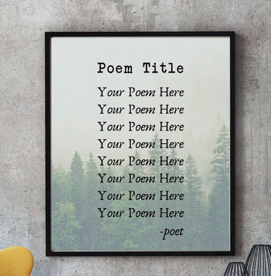 Personalized Poems - Etsy