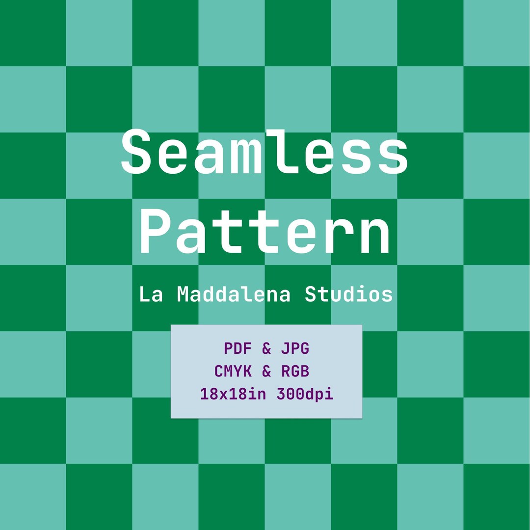 Green Checkered Seamless Surface Pattern, Check Green Icing Seamless ...