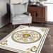 Ancient Greek Pattern Rug, Living Room Rugs,sun Minimalist Geometric ...