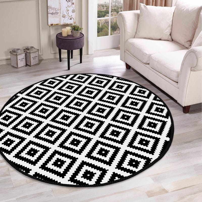 Geometric Rug - Etsy