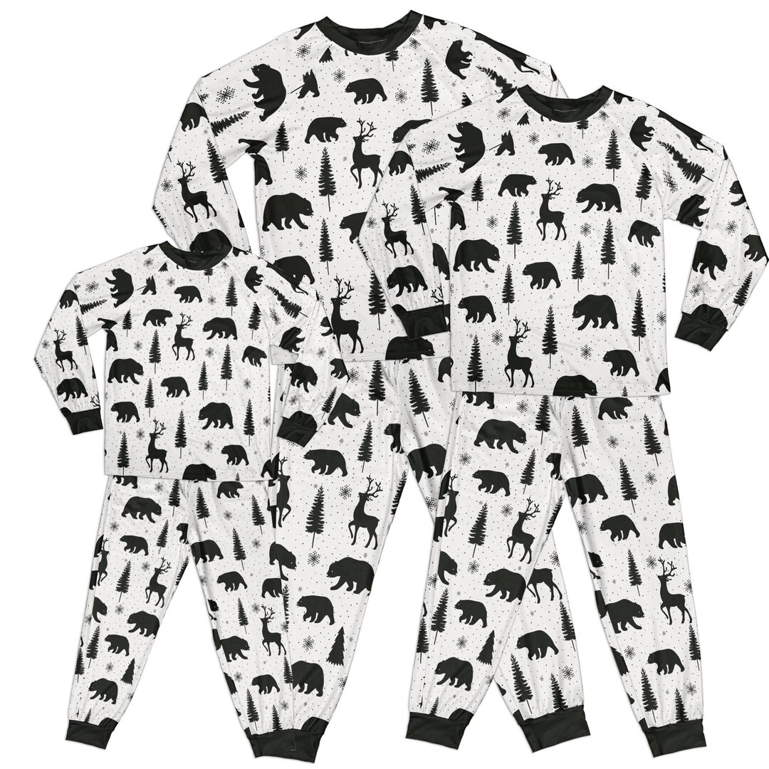 Eve Christmas Matching Set. Family Pajamas. Scandinavian Print. Warm ...