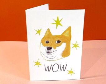 Doge Birthday Card - Etsy