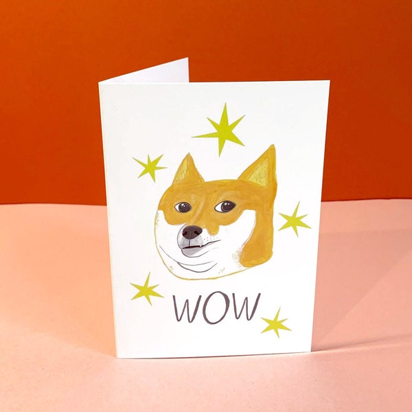 Doge Birthday Card - Etsy