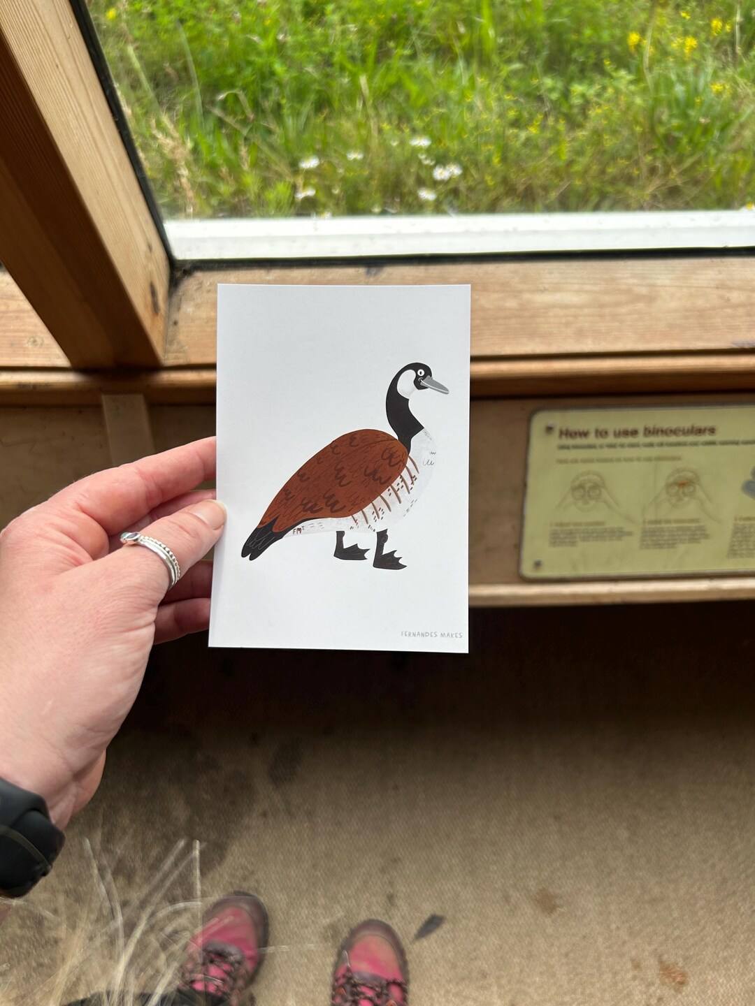 Silly Goose, Bird Nerd Illustration - A6 Postcard, Mini Art Print - Etsy