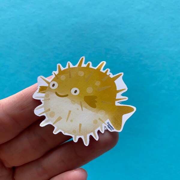 Puffer Fish Art - Etsy
