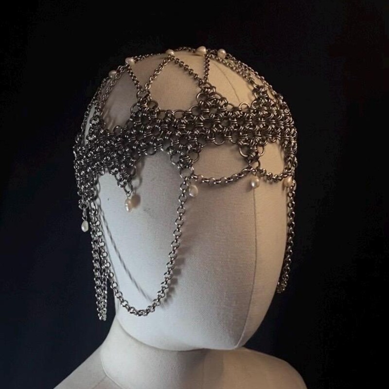 Chainmail Headdress - Etsy