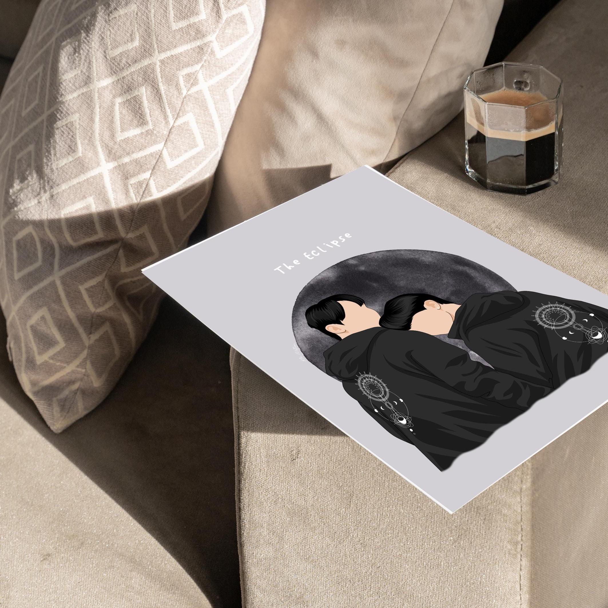 The Eclipse - BL Fanart Print | First Khaotung X Akk Ayan | Thai Bl ...