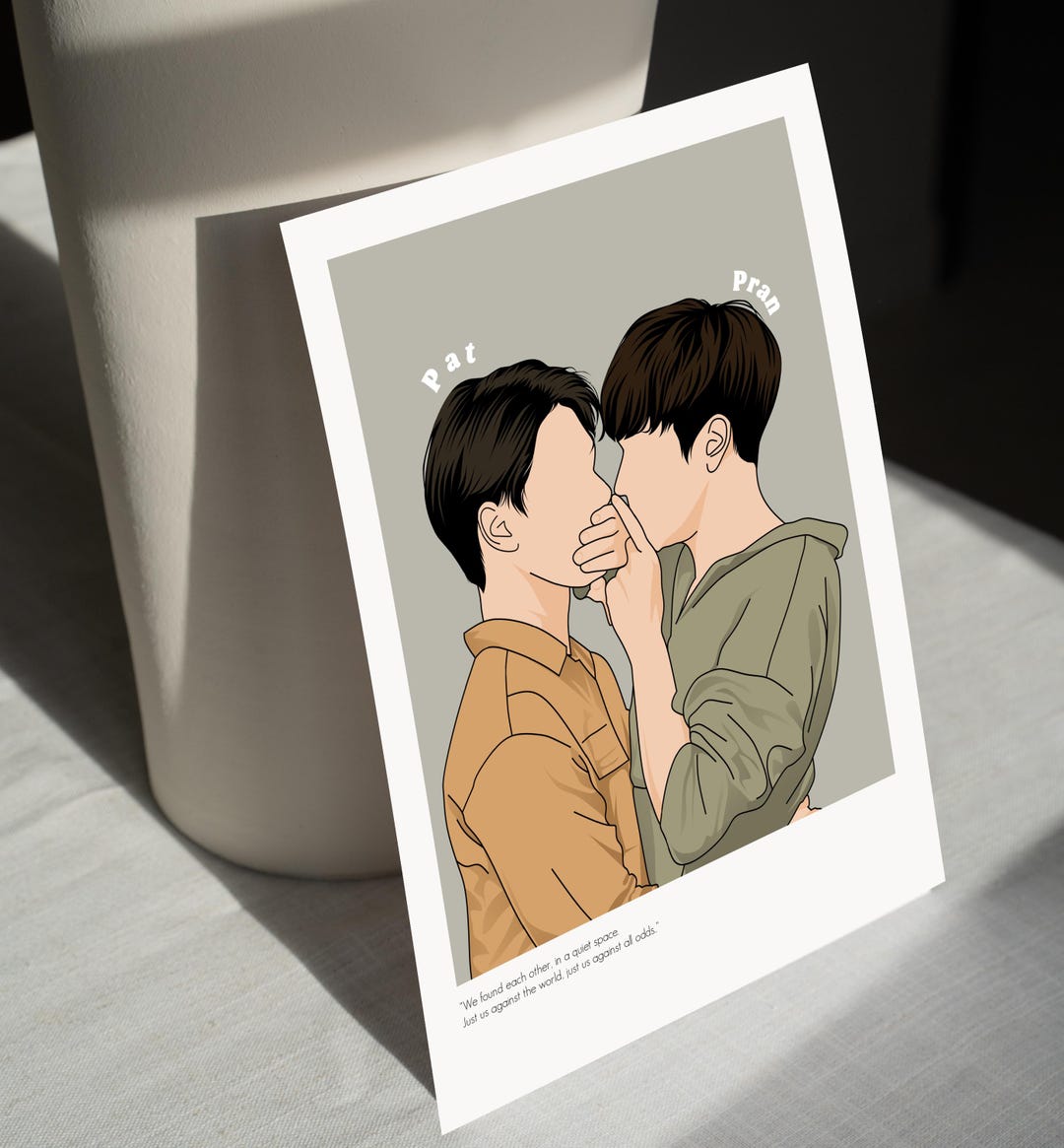 Bad Buddy - BL Fanart Print | Ohm Nanon | Thai Bl Merch - Etsy