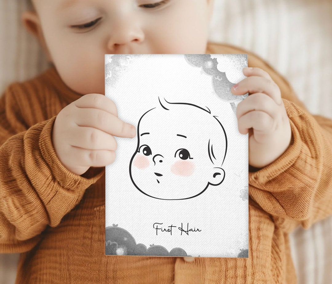 Baby's First Haircut, Baby Memory Frame,baby's First Haircut Memory ...