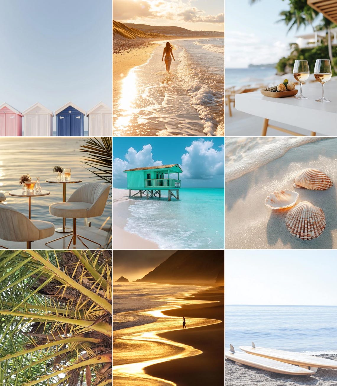 Coastal Mood Stock Photos: Beach, Summer, Tropical (digital Download ...