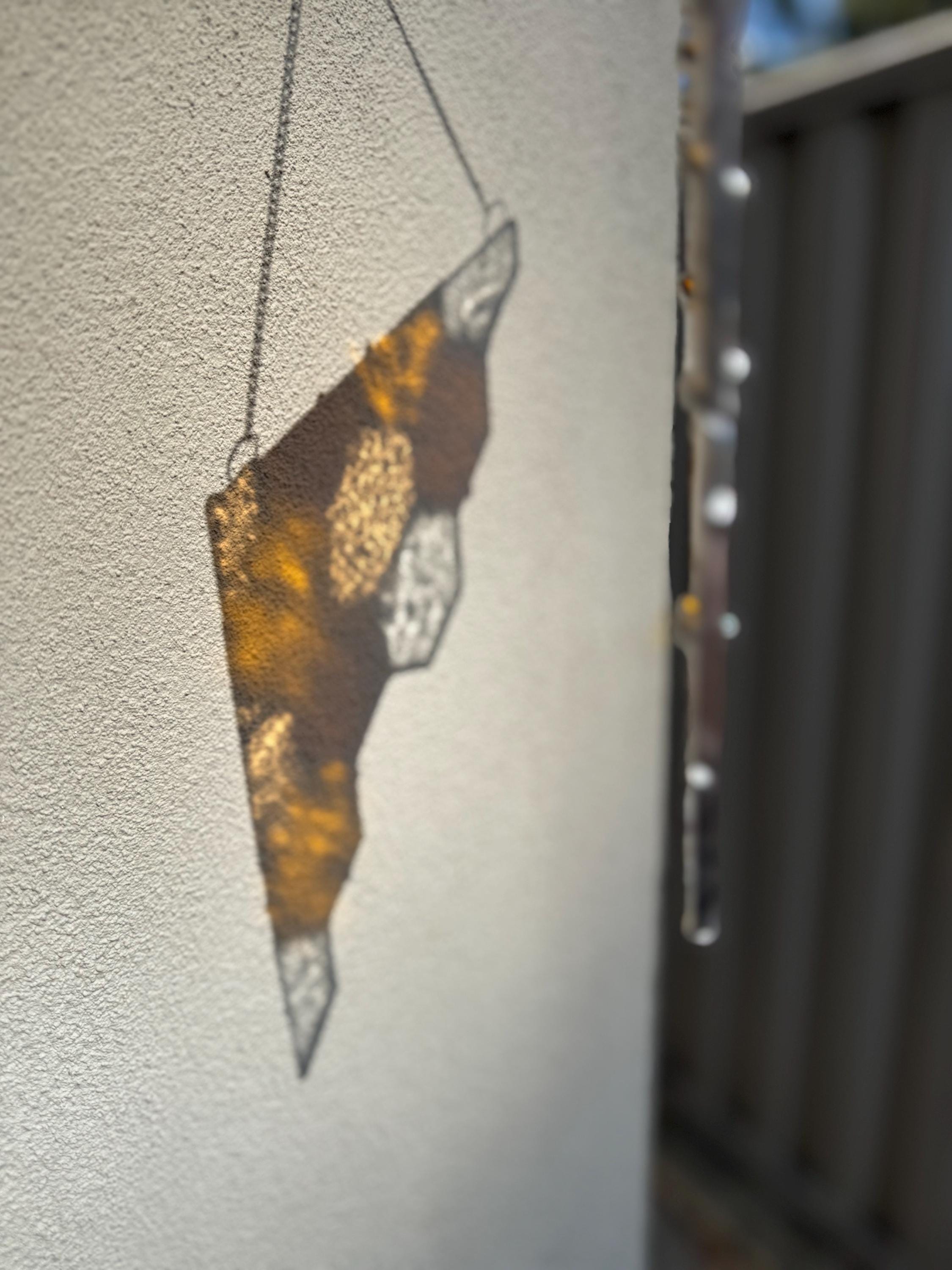 Stained Glass Pattern - Hexagon Corner Piece - Etsy