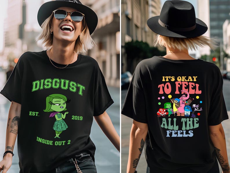Disgust Inside Out Shirt, Inside Out Movie T-shirt, Inside Out ...