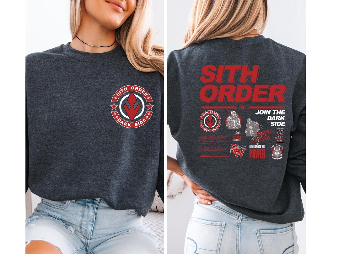 Star Wars Sith Dark Order Sweater, Revenge of the Sith Hoodie, Darth ...