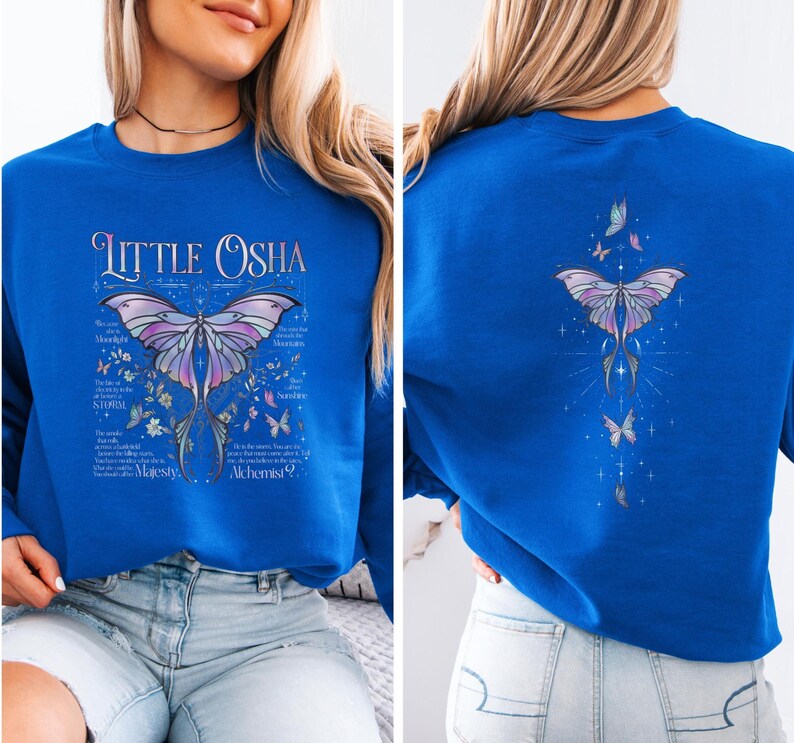 Little Osha Butterfly Quicksilver Inspired Sweaters, Kingfisher Hoodie ...