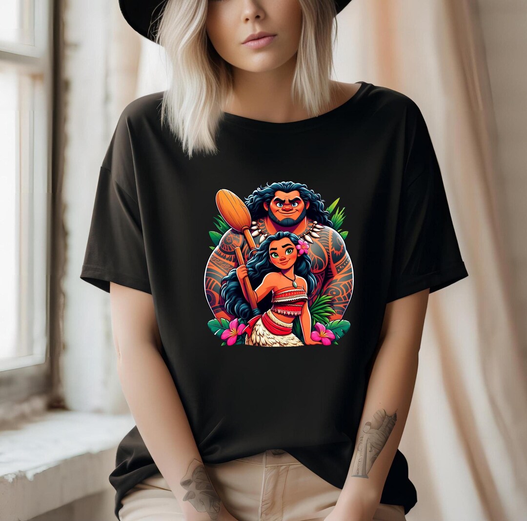 Moana and Maui Shirt, Disney Princess Moana T-shirt, Moana Movie Tee ...