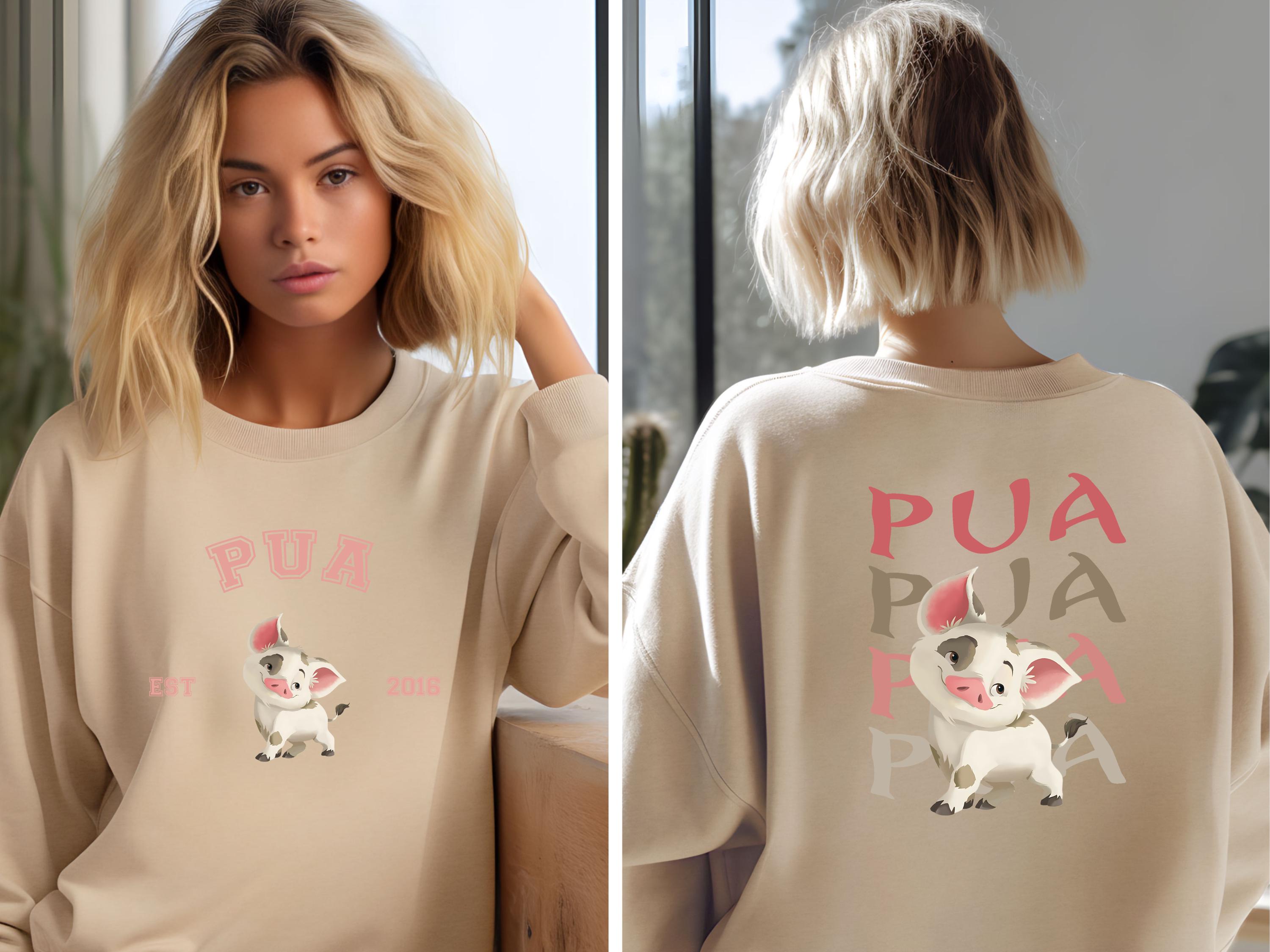 Pua Sweatshirt, Moana's Pig Pua Hoodie, Moana Movie Sweater, Matching ...