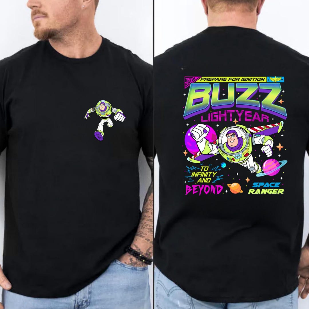 Buzz Lightyear Space Ranger Shirt, Infinity & Beyond Toy Story Buzz ...
