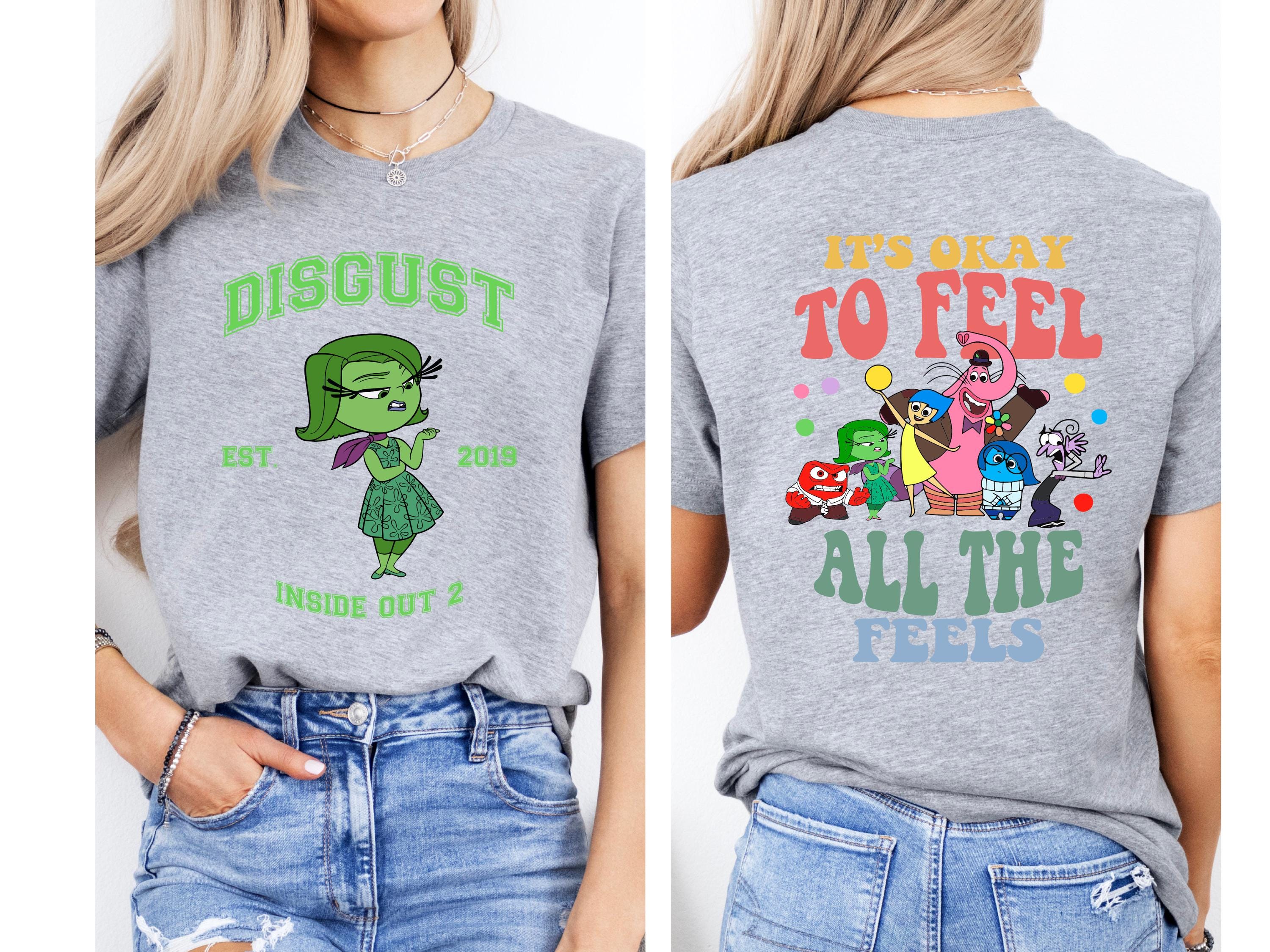 Disgust Inside Out Shirt, Inside Out Movie T-shirt, Inside Out ...