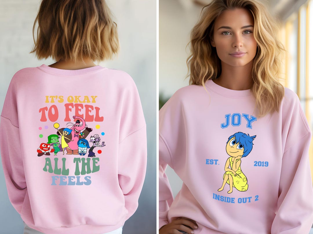 Joy Inside Out Sweatshirt, Inside Out Movie Hoodie , Inside Out ...