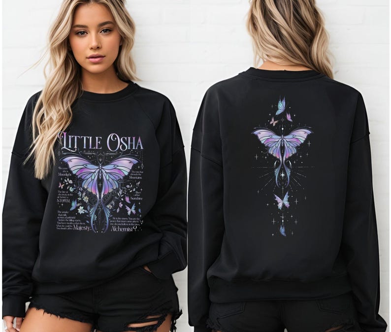Little Osha Butterfly Quicksilver Inspired Sweaters, Kingfisher Hoodie ...