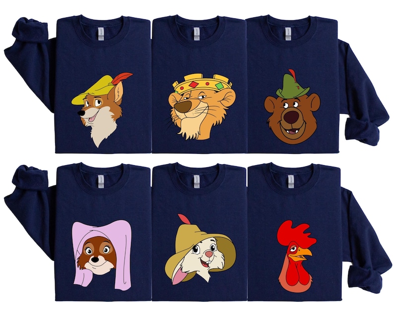 Robin Hood Characters Sweaters, Matching Robin Hood Little John Maid ...