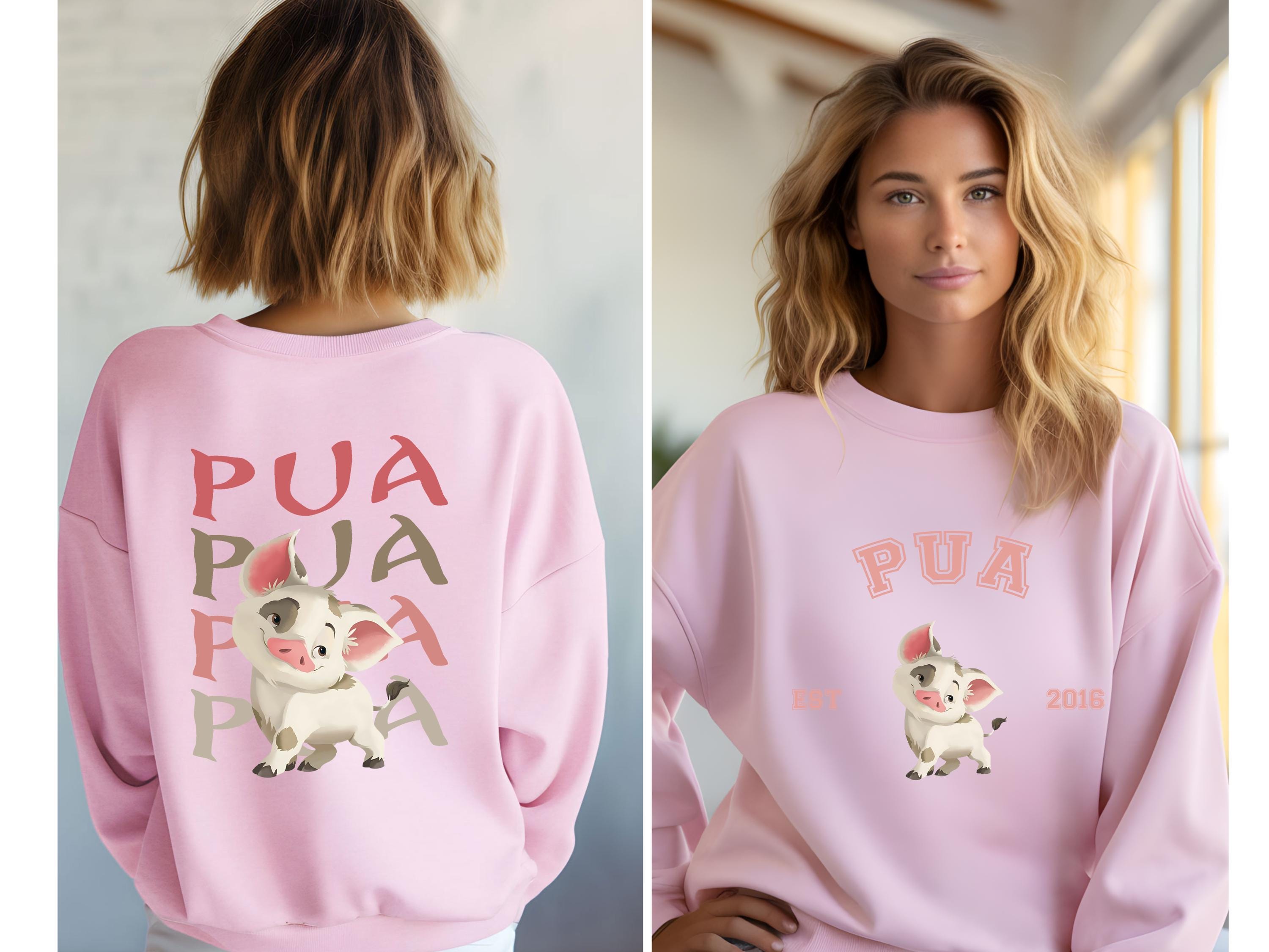 Pua Sweatshirt, Moana's Pig Pua Hoodie, Moana Movie Sweater, Matching ...