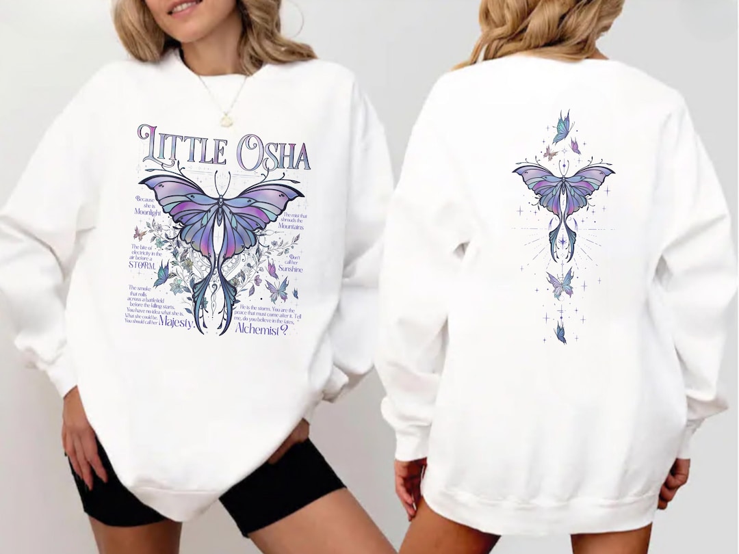 Little Osha Butterfly Quicksilver Inspired Sweaters, Kingfisher Hoodie ...