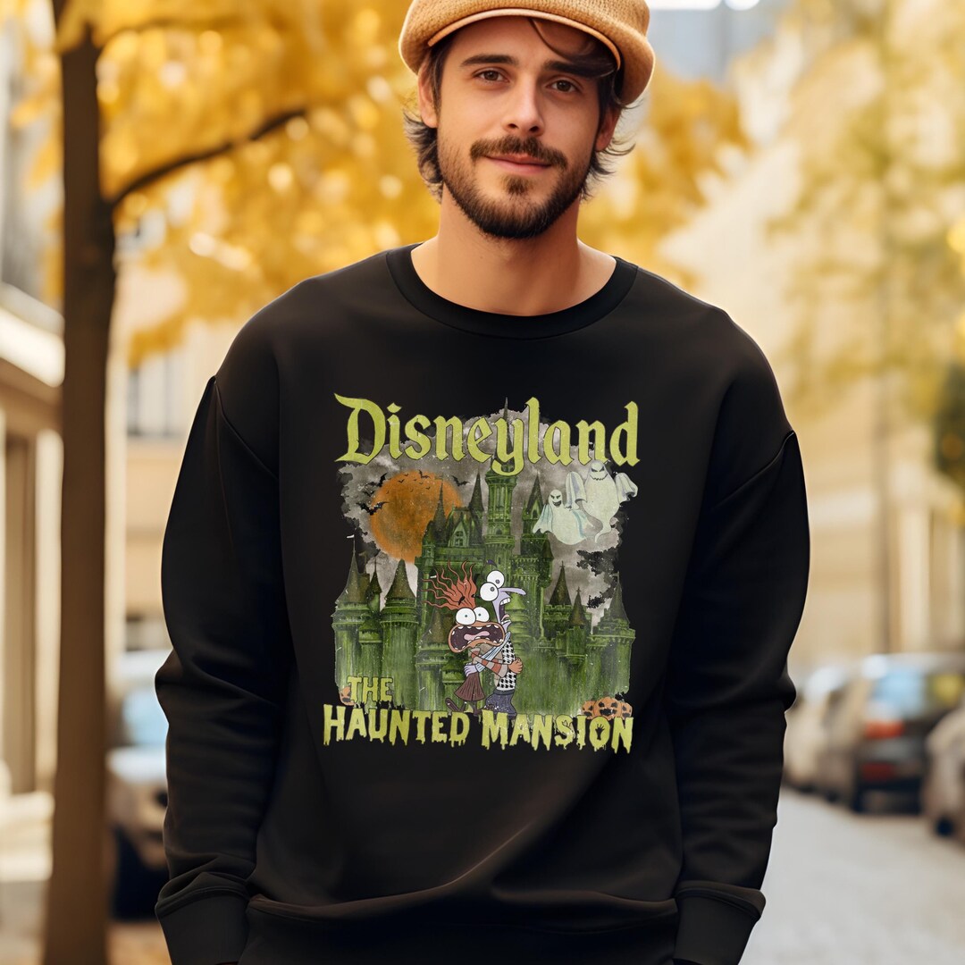 Inside Out Halloween Disneyland Sweatshirt, Anxiety and Fear Haunted ...