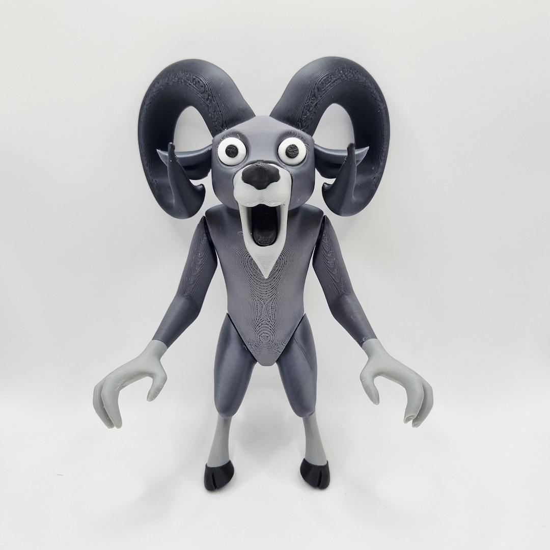 The Ram - Roblox 99 Nights in the Forest Ram Toy - Articulated Flexible ...