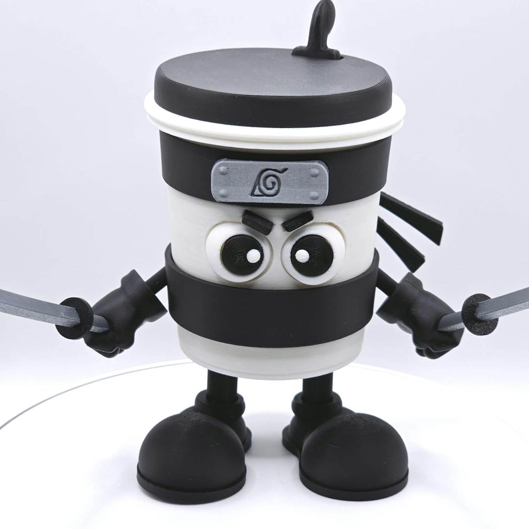 Large Cappuccino Assassino Meme Toy - Italian Brainrot 3D Printed ...