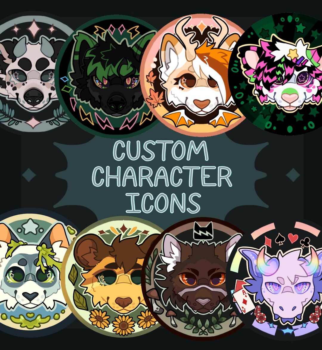 Custom Character Icons - Etsy