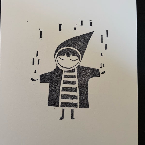 Small Linocut - Etsy