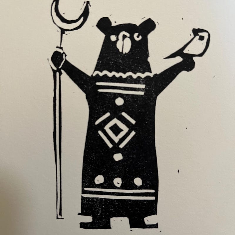Animal Linoleum Prints - Etsy