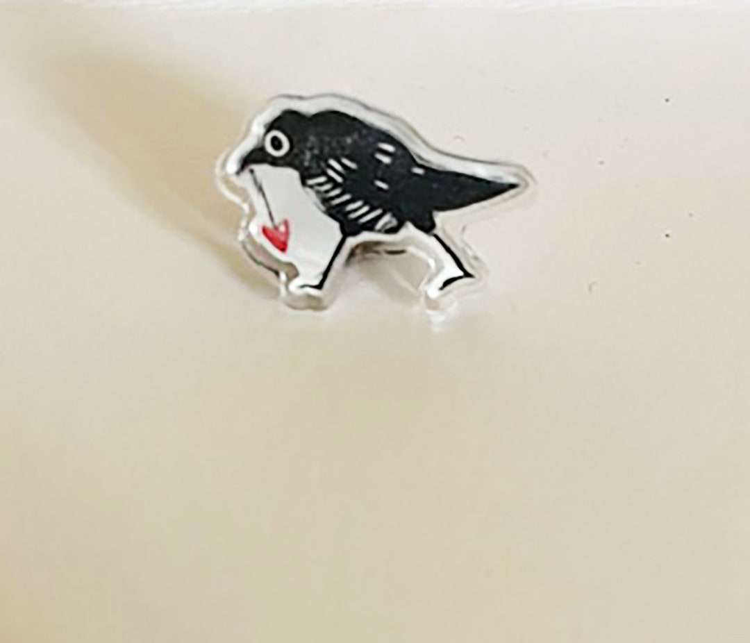 Magpie-bird Thief-small Acrylic Pin - Etsy