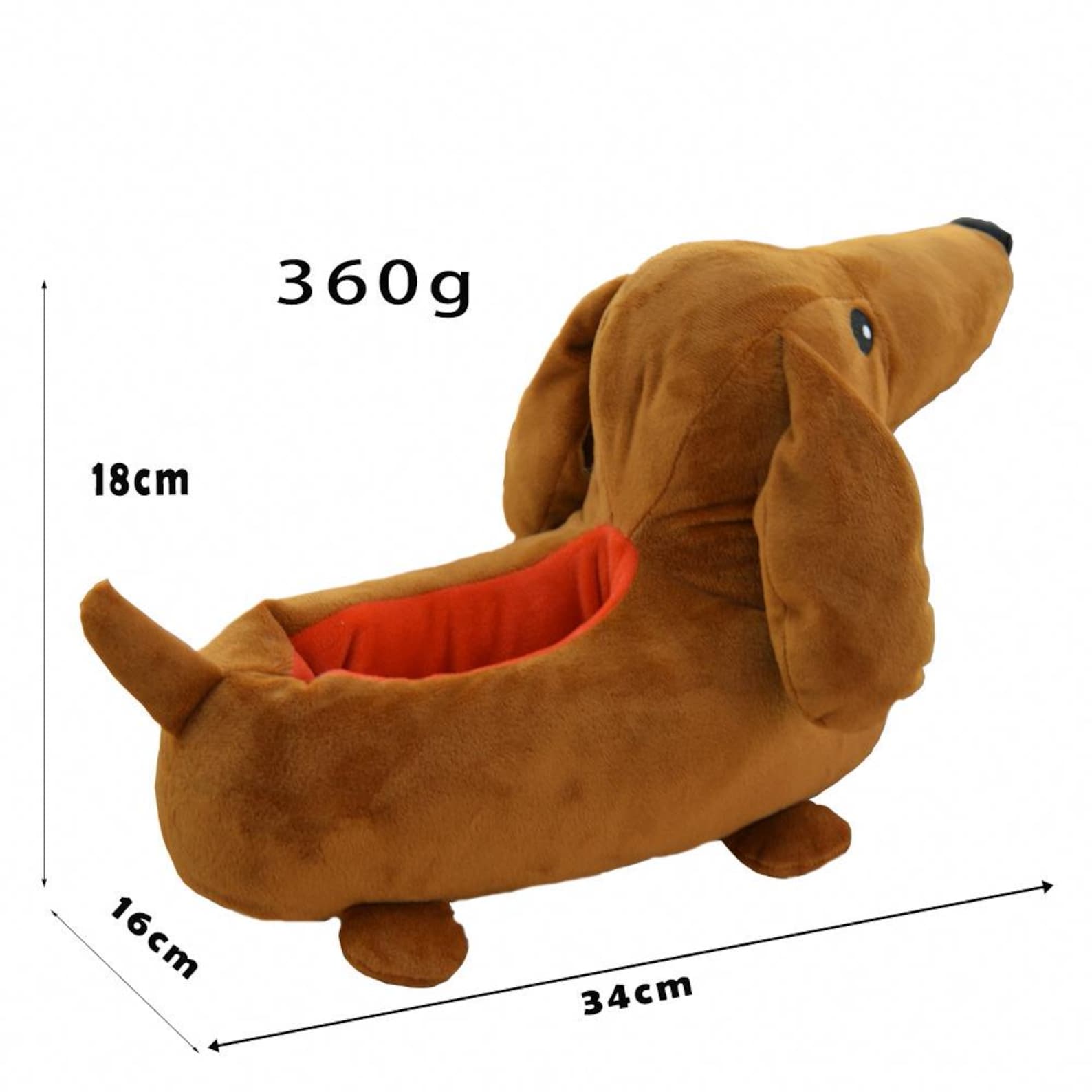 Custom Dachshund Plush Slippers: Personalized Cozy Comfort - Etsy