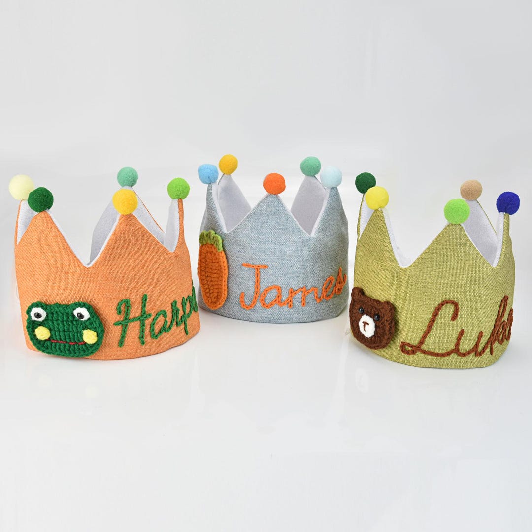 Handmade Personalized Birthday Crown for Babies and Children, Hand ...