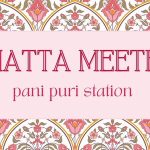 Indian Wedding & Sangeet Food Stall Signs - Etsy