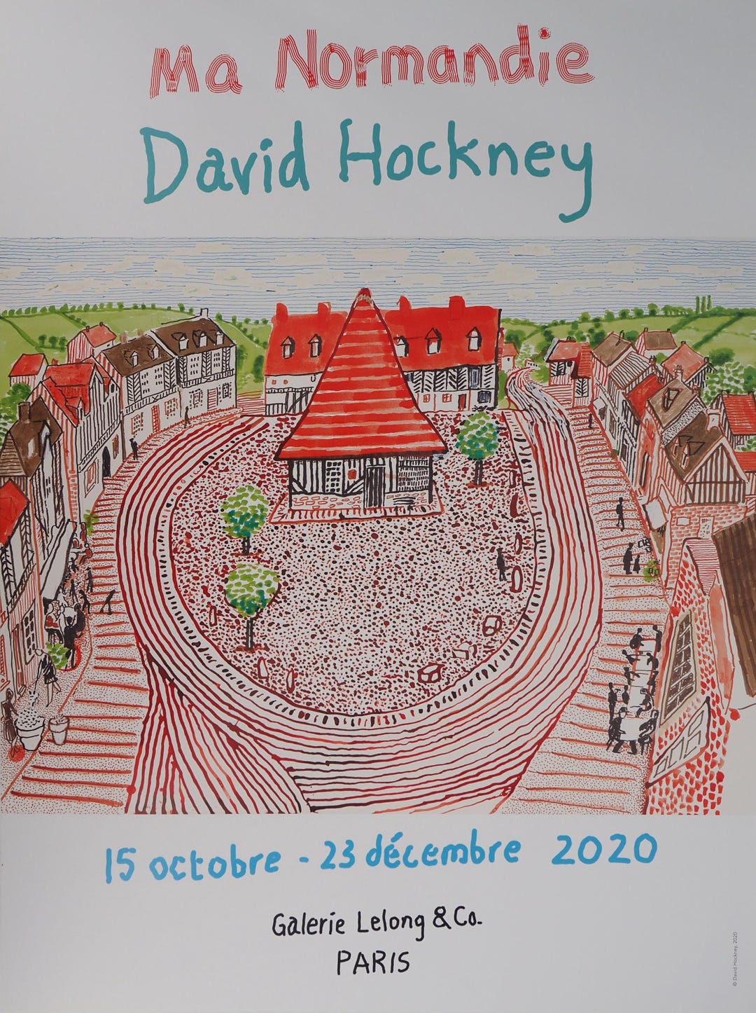 David Hockney: My Normandy - Original Color Poster - Etsy