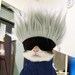 Gojo Satoru Wig & Eye Mask for Cats and Dogs, Jujutsu Kaizen Pet ...