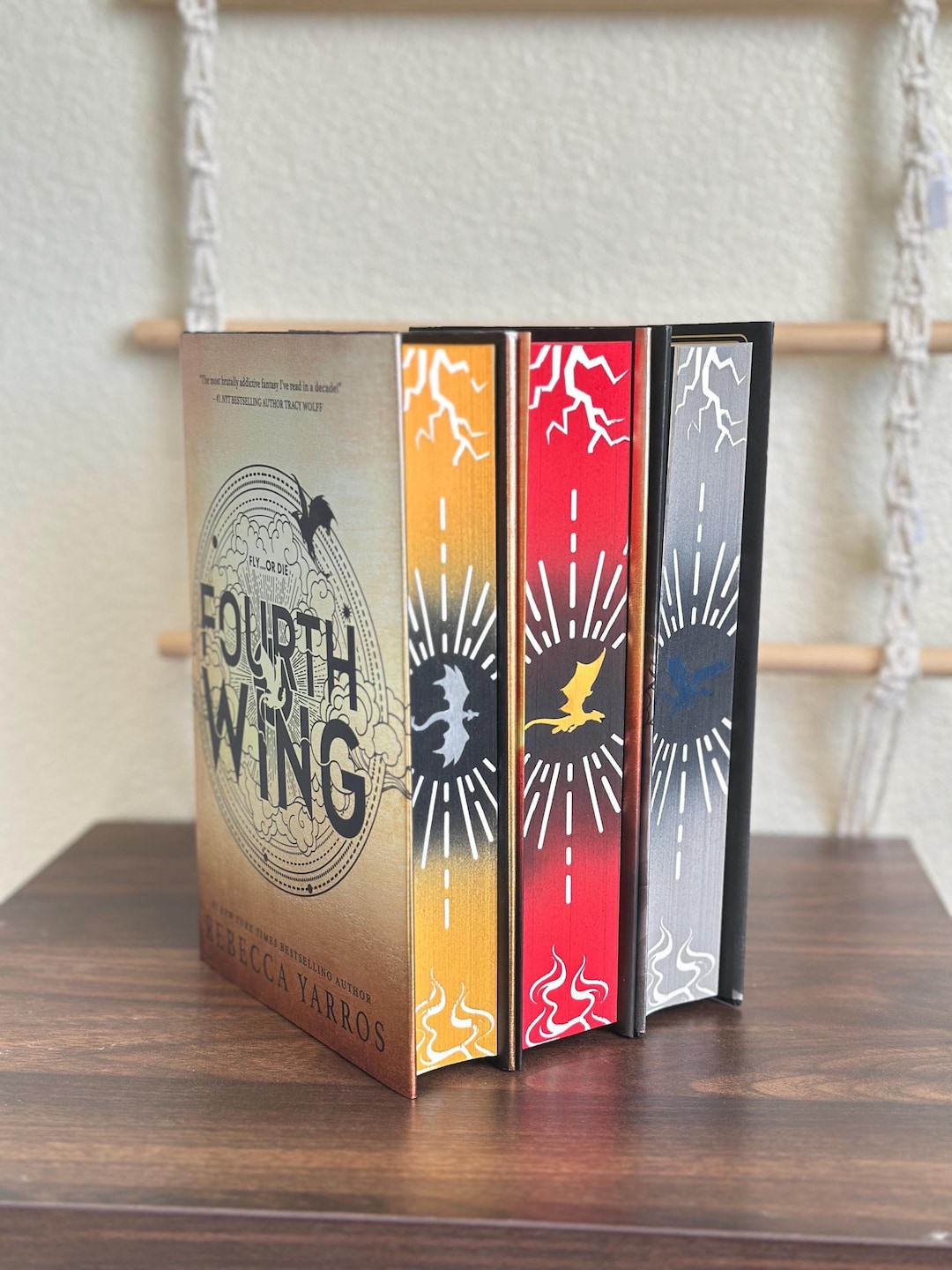 Fourth Wing Sprayed Edges | the Empyrean Series Sprayed Edges | Iron ...